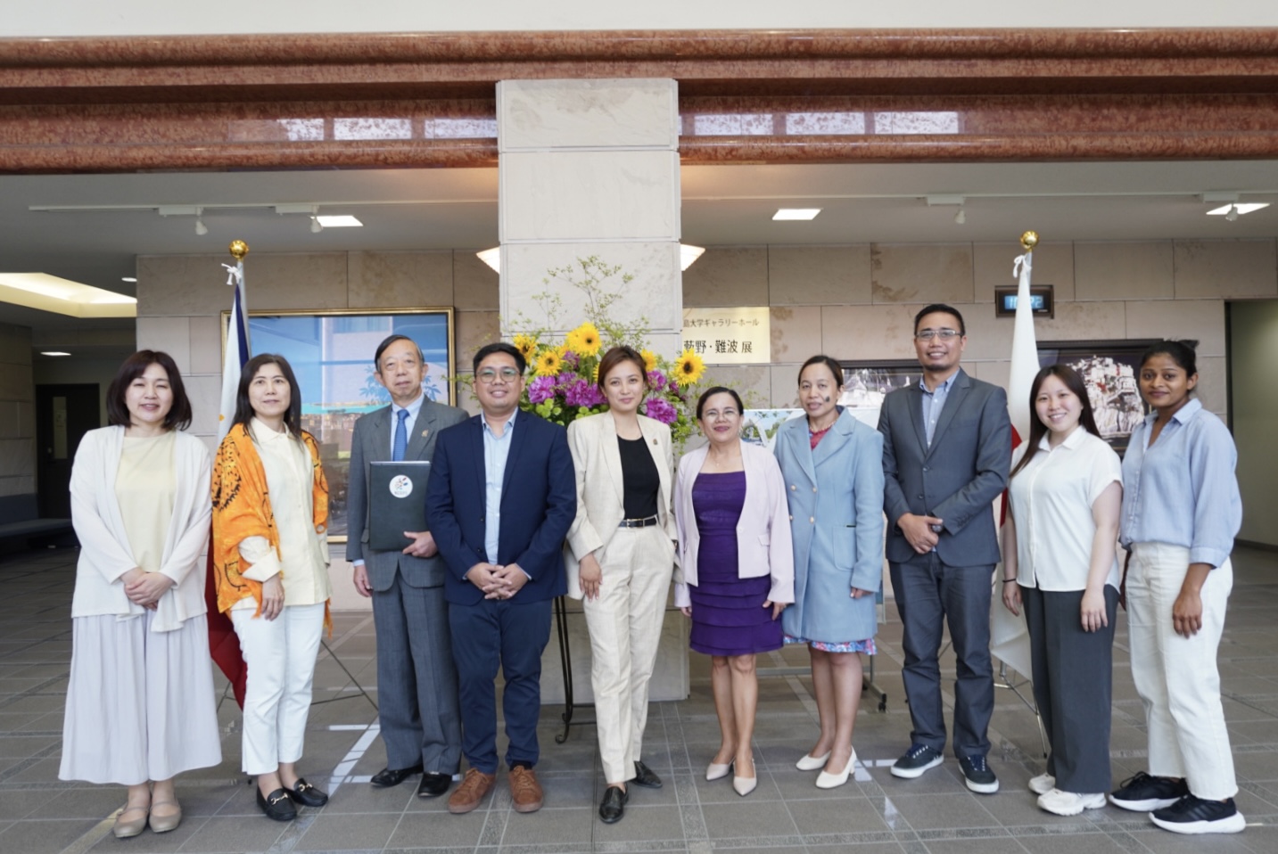 Davao del Norte State College visits Hiroshima University - Network for ...