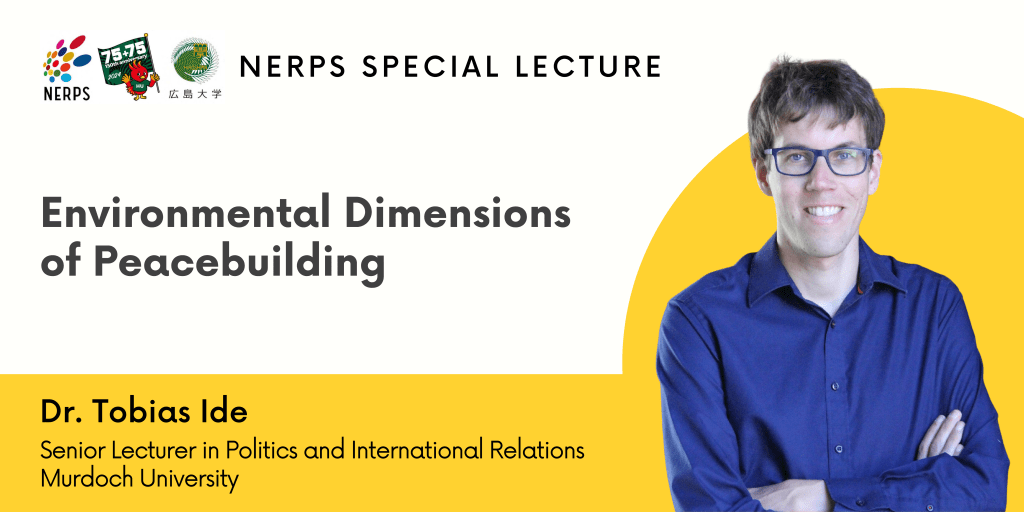 Special Lecture: Environmental Dimensions of Peacebuilding - Network ...